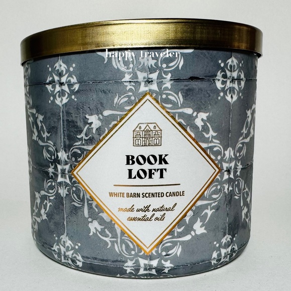 Bath & Body Works | Accents | Last One Book Loft 3 Wick Candle | Poshmark
